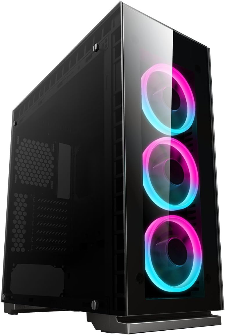 GameMax Spectrum Tempered Glass RGB Mid-Tower Gaming PC Case | Fierce PC