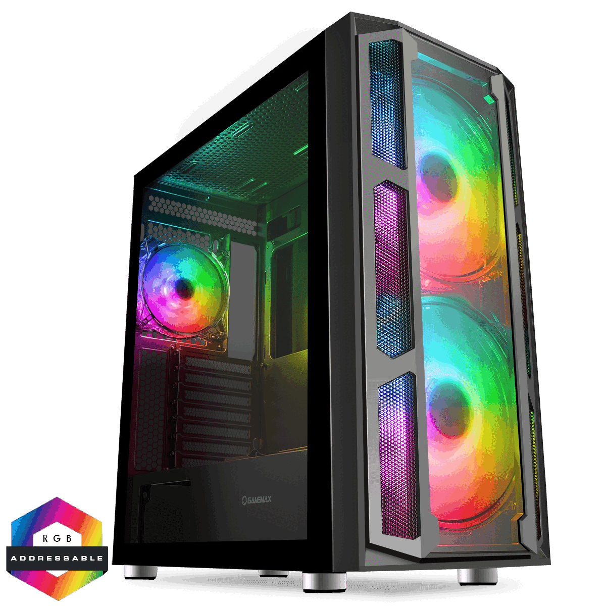 GameMax F15G ARGB Gaming PC Case - Free Shipping in the UK - Fierce PC ...