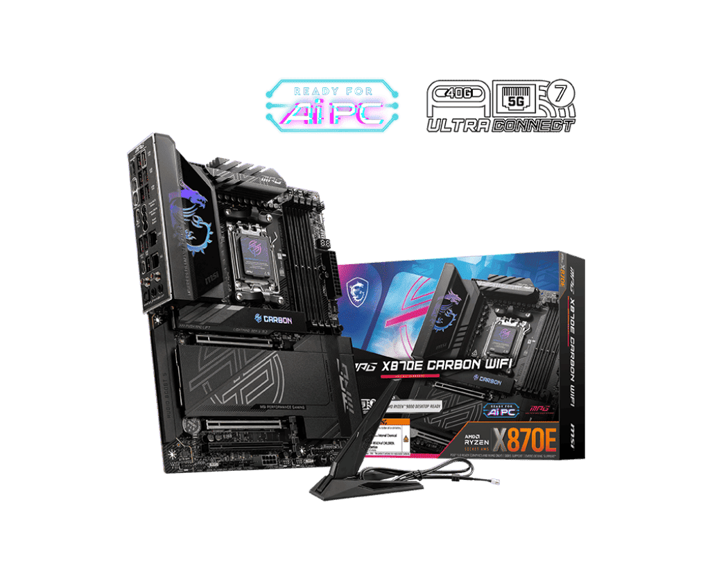 MSI MPG X870E CARBON WIFI Motherboard | Fierce PC