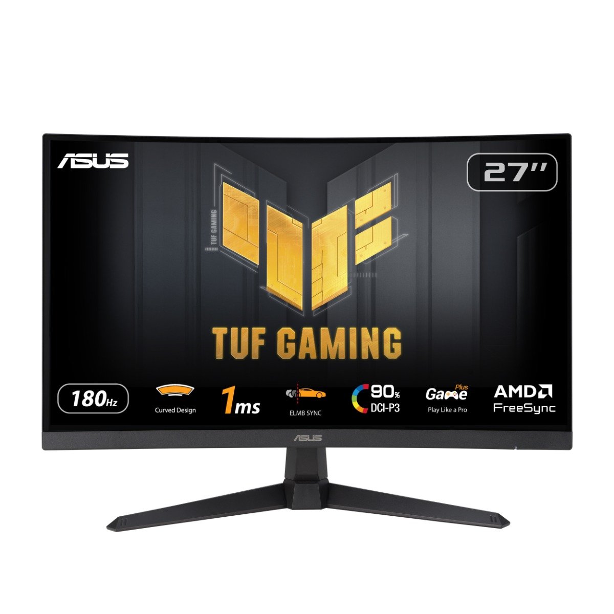 ASUS TUF Gaming VG27VQ3B 27" 1080p 180Hz Curved Gaming Monitor | Fierce PC