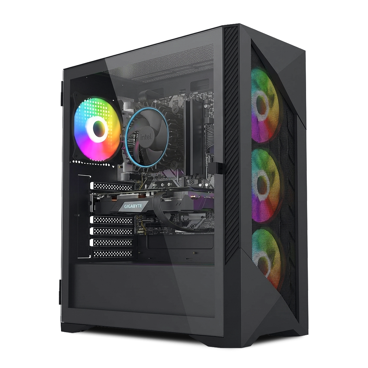 FIERCE PHANTOM GAMING PC| INTEL CORE I5 12400F | NVIDIA RTX 5050 ...