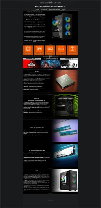 Fierce Pioneer Gaming PC | AMD Ryzen 5 4600G | 16GB RAM 3200Mhz | 1TB M ...