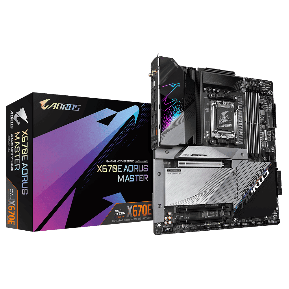 Gigabyte X670E Aorus Master Motherboard | Fierce PC