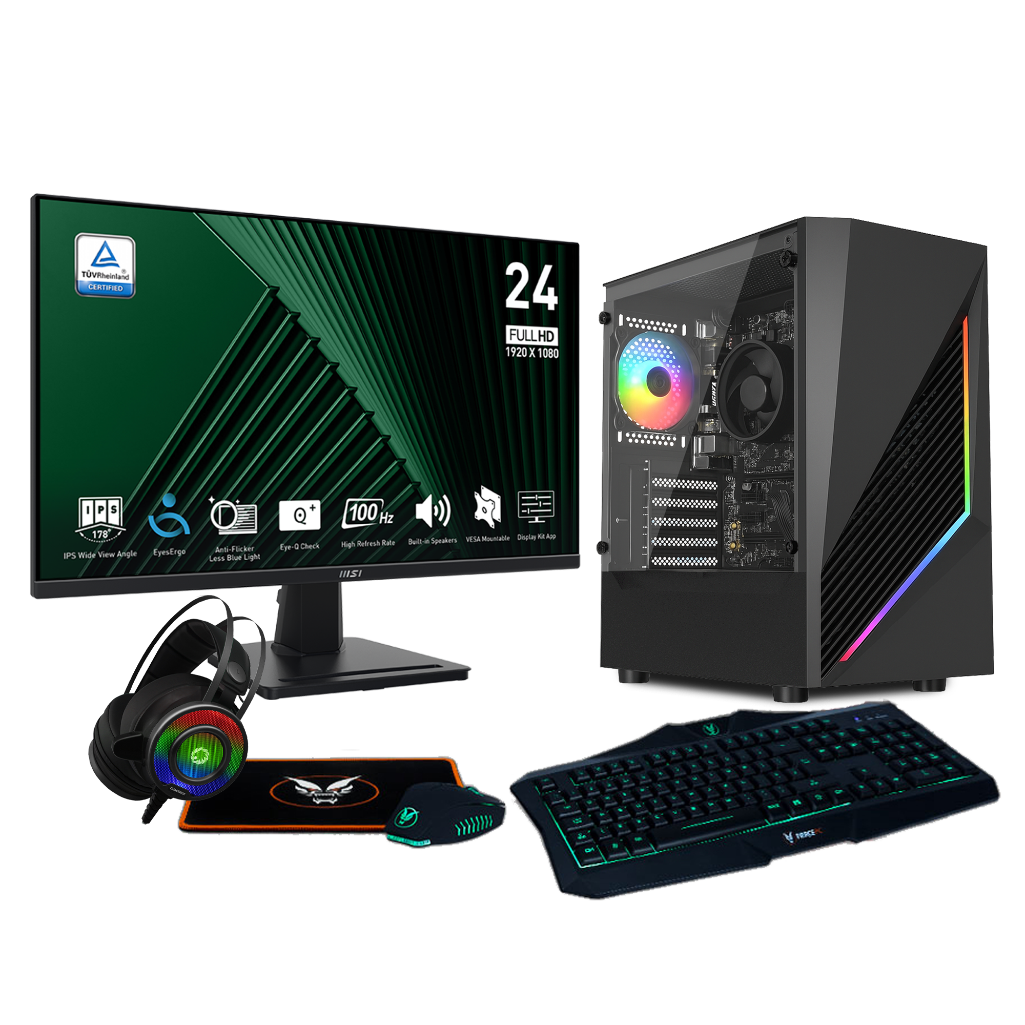 Fierce Helios Gaming PC Bundle | AMD Ryzen 7 5700X | NVIDIA RTX 5060 Ti ...